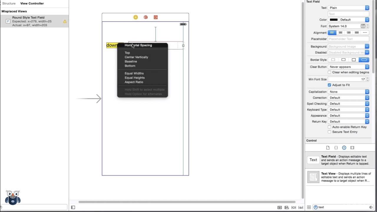 AutoLayout on IOS 9 Part-4 Intrinsic Content Size - YouTube