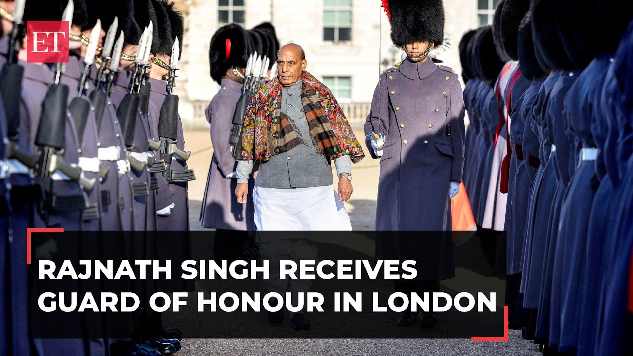 Rajnath Singh in UK: Defence Minister receives Guard of Honour in ...