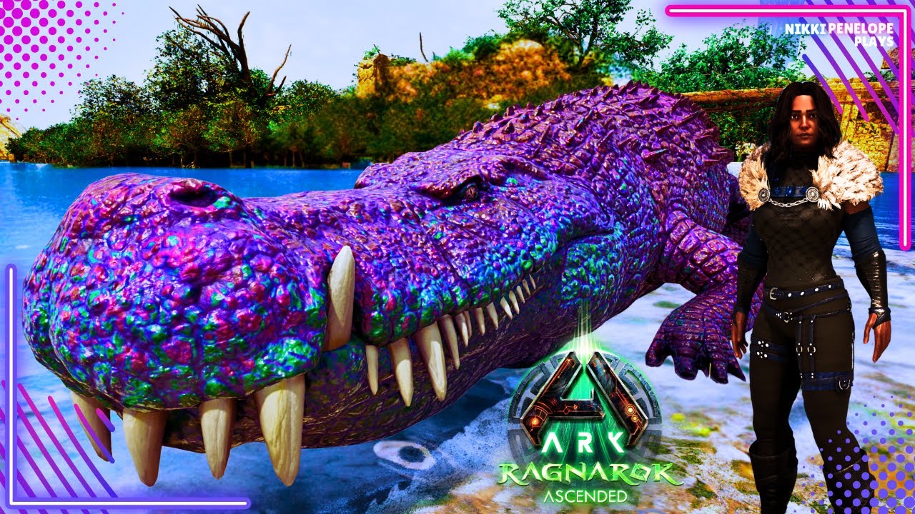 We Tamed The Beast Of The Swamp...A Deinosuchus!! - Ark ASA Ragnarok ...