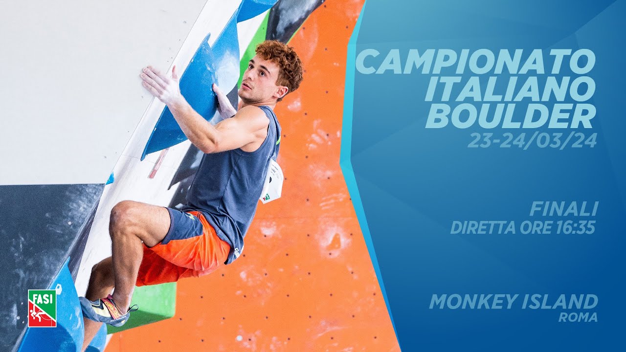 Campionato Italiano Boulder 2024 - Monkey Island Roma - FINALI - YouTube