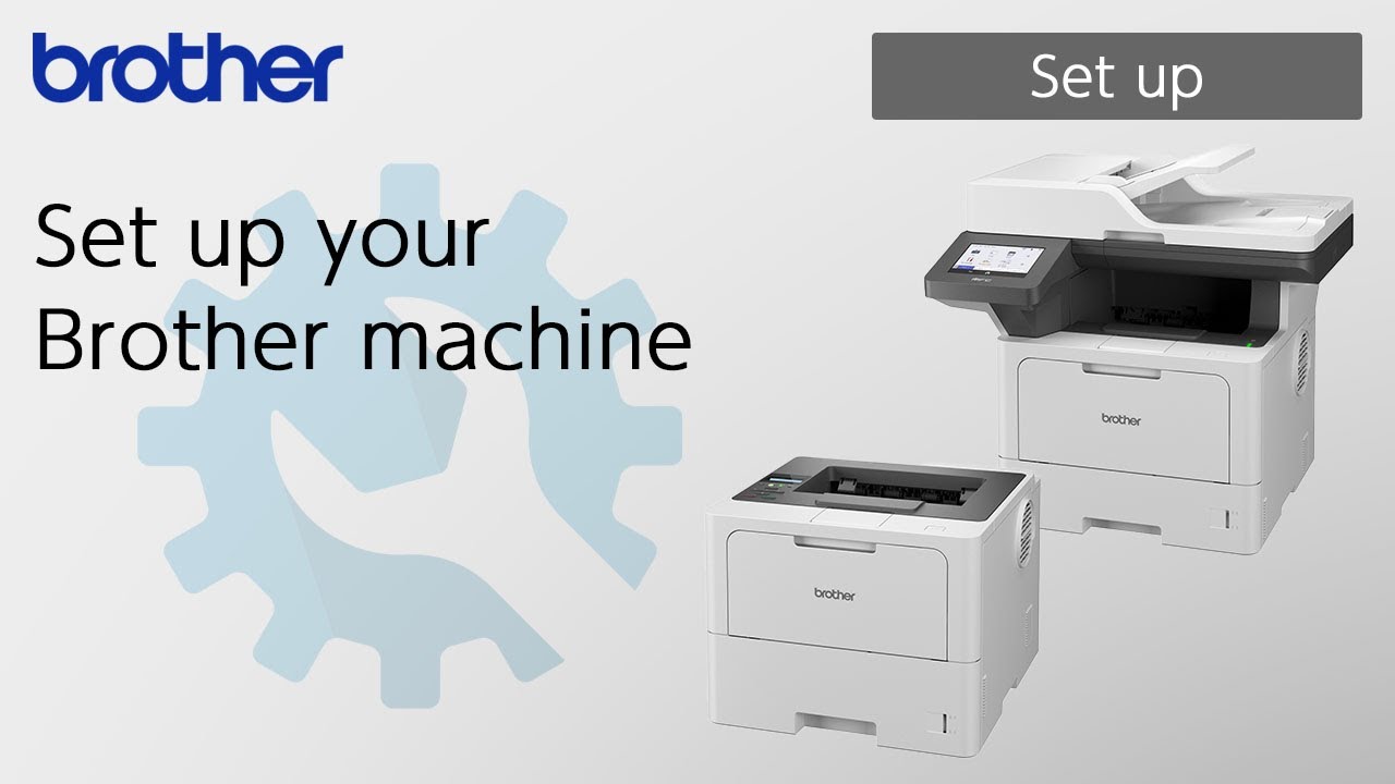 Set up your Brother machine [Brother Global Support] - YouTube