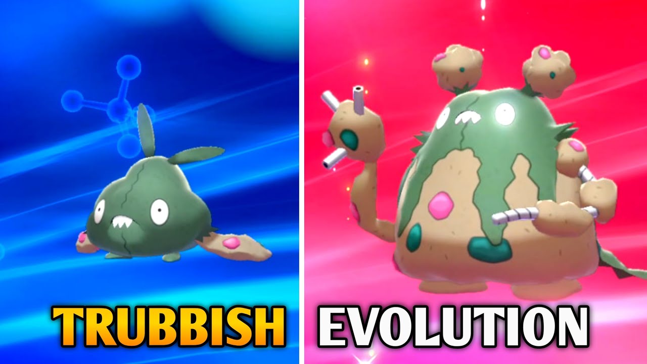 How To Evolve Trubbish Into Garbodor In Pokemon Sword & Shield | Galar ...