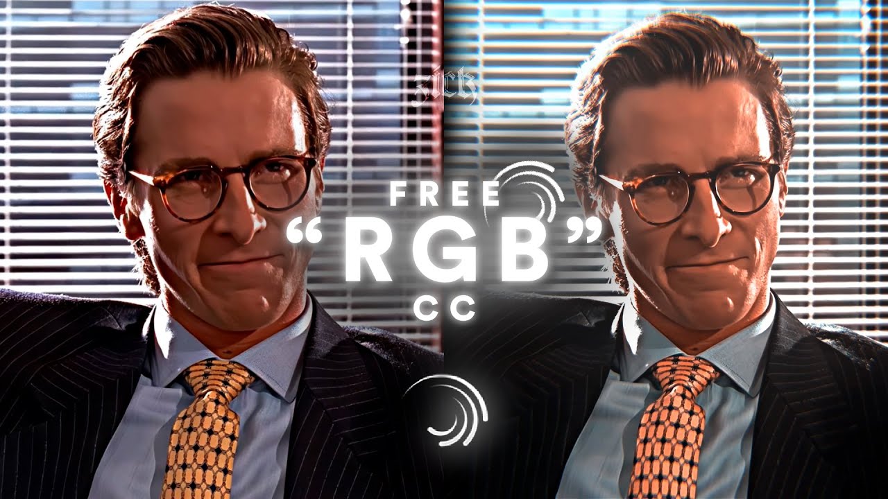 RGB CC ; alight motion (xml + alight link) - YouTube