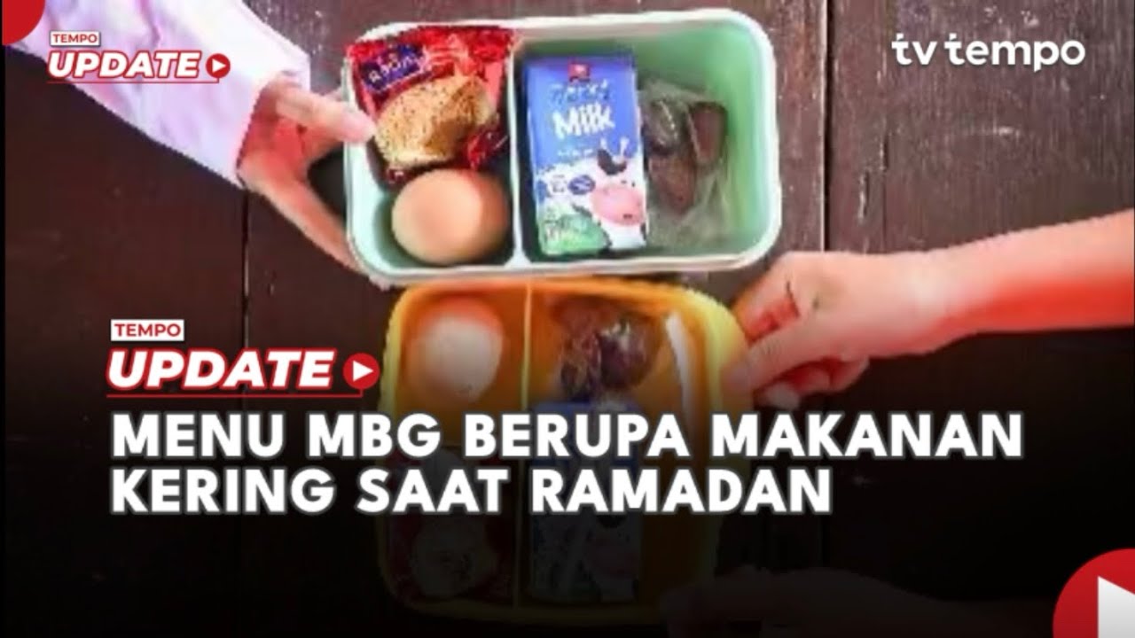 Menu MBG Berupa Makanan Kering saat Ramadan - YouTube