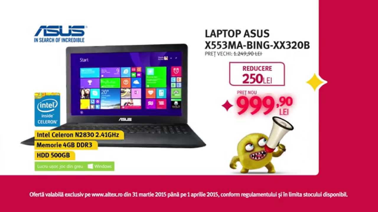 ALTEX Noaptea Devoratorilor de Preturi 31 martie 2015 - Laptop ASUS ...