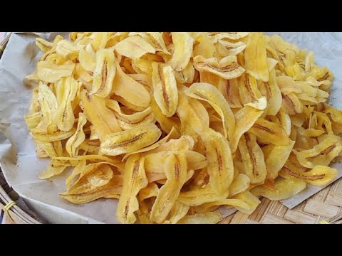 CARA SIMPLE BUAT KERIPIK PISANG MANIS GURIH RENYAH