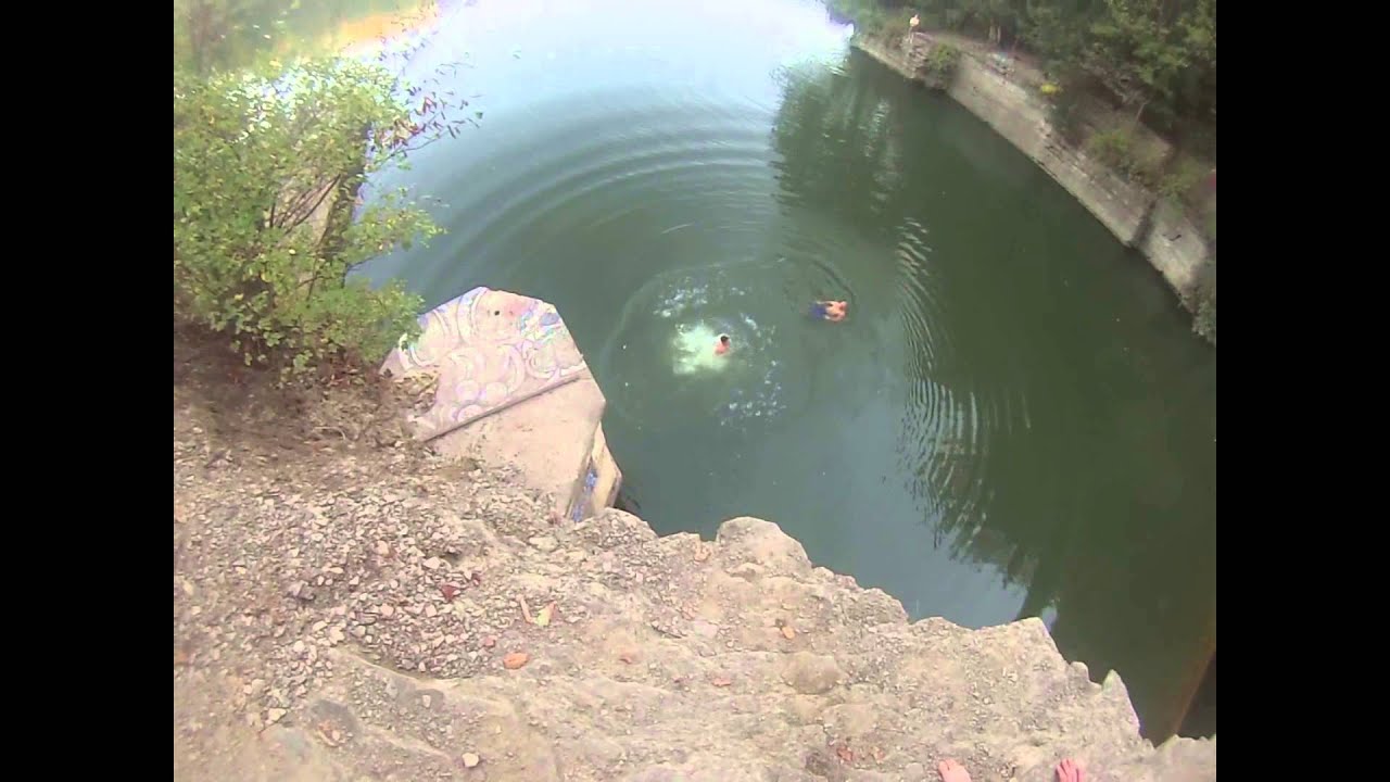 Ithaca Cliff Jumping - 6 Mile Creek - YouTube