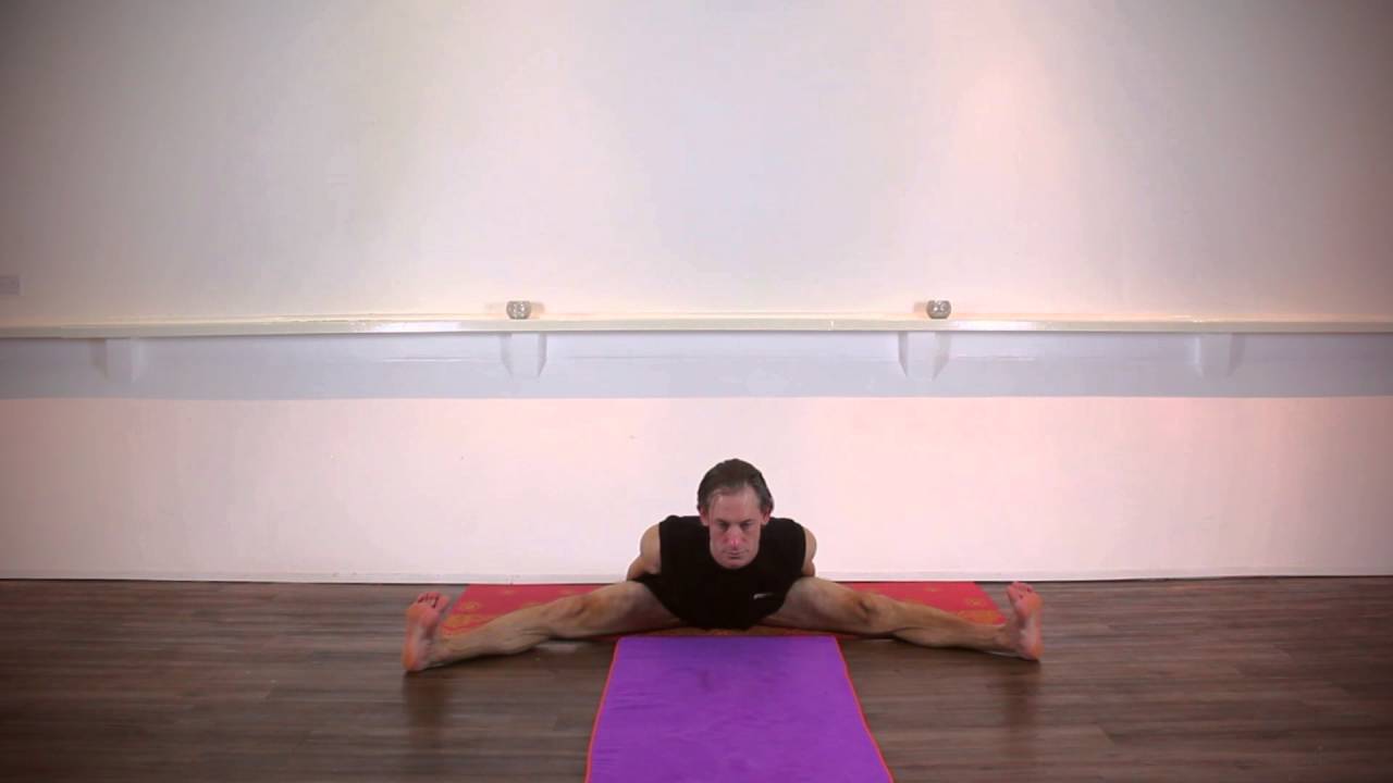 Wide Angle Seated Forward Bend - Yoga Hub Liverpool - YouTube