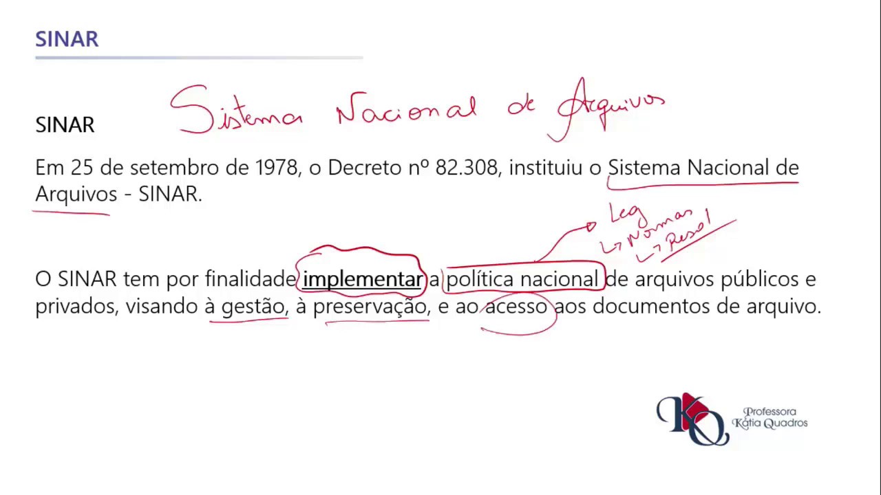 Sinar e Conarq - YouTube