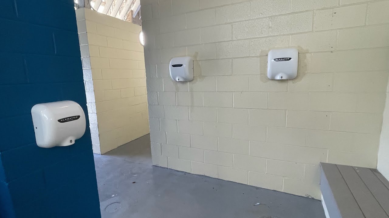 Excel Dryer Xlerators | Clearbrook Park Pool | Clear Brook, VA - YouTube