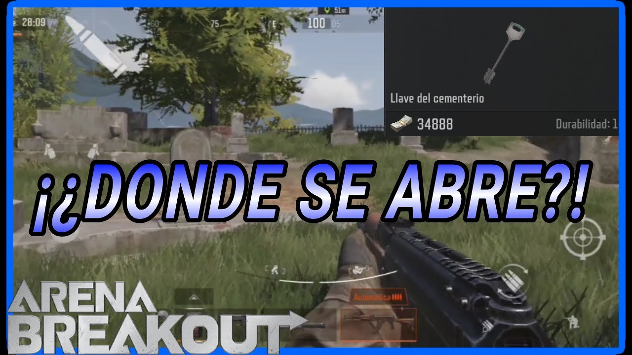 LUGAR EXACTO DONDE SE USA LA LLAVE DEL CEMENTERIO - ARENA BREAKOUT ...
