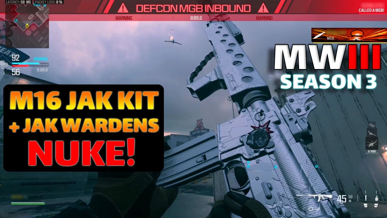 M16 Jak Kit Jak Wardens Nuke Mw3 Season 3 Reloaded Reverse Boosted