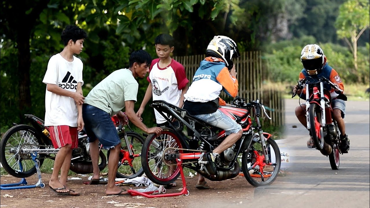 Is Back 🔴 Ninja Drag Frame Std 155cc Roti Maros Pallangga Makin Jos ...