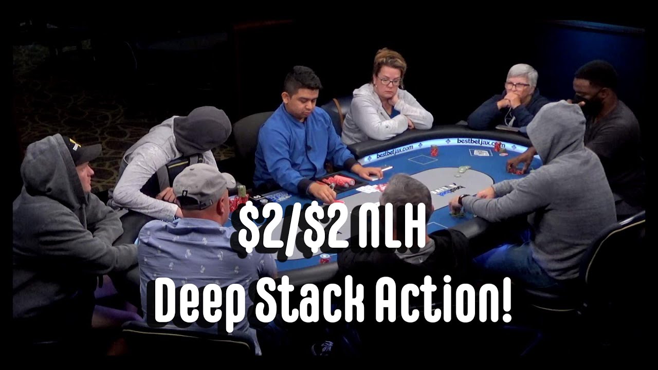 Friday Night Cash Game - $2/$2 NLH Deep Stack!! - YouTube