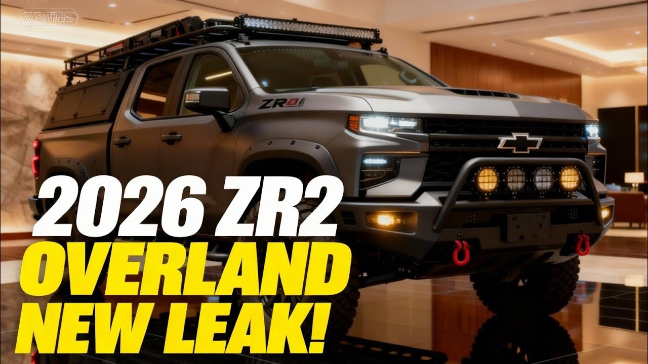 2026 Silverado ZR2 Overland Edition | Extreme Off-Road Beast Revealed ...