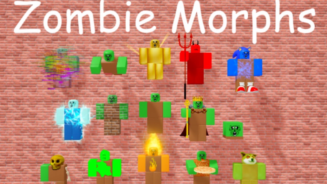 Procurei os ZOMBIES | ROBLOX | Find the Zombies Morphs - YouTube