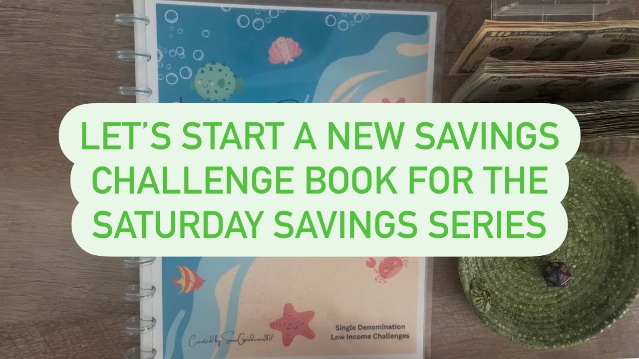 Let's Start A New Savings Challenge Book || Savings Challenge Saturday ...