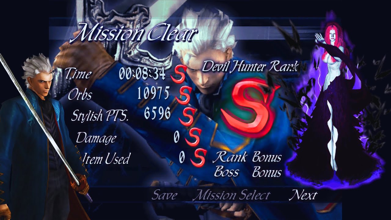 DMC 3 - Mission 9 DMD SS Rank (Vergil) - YouTube