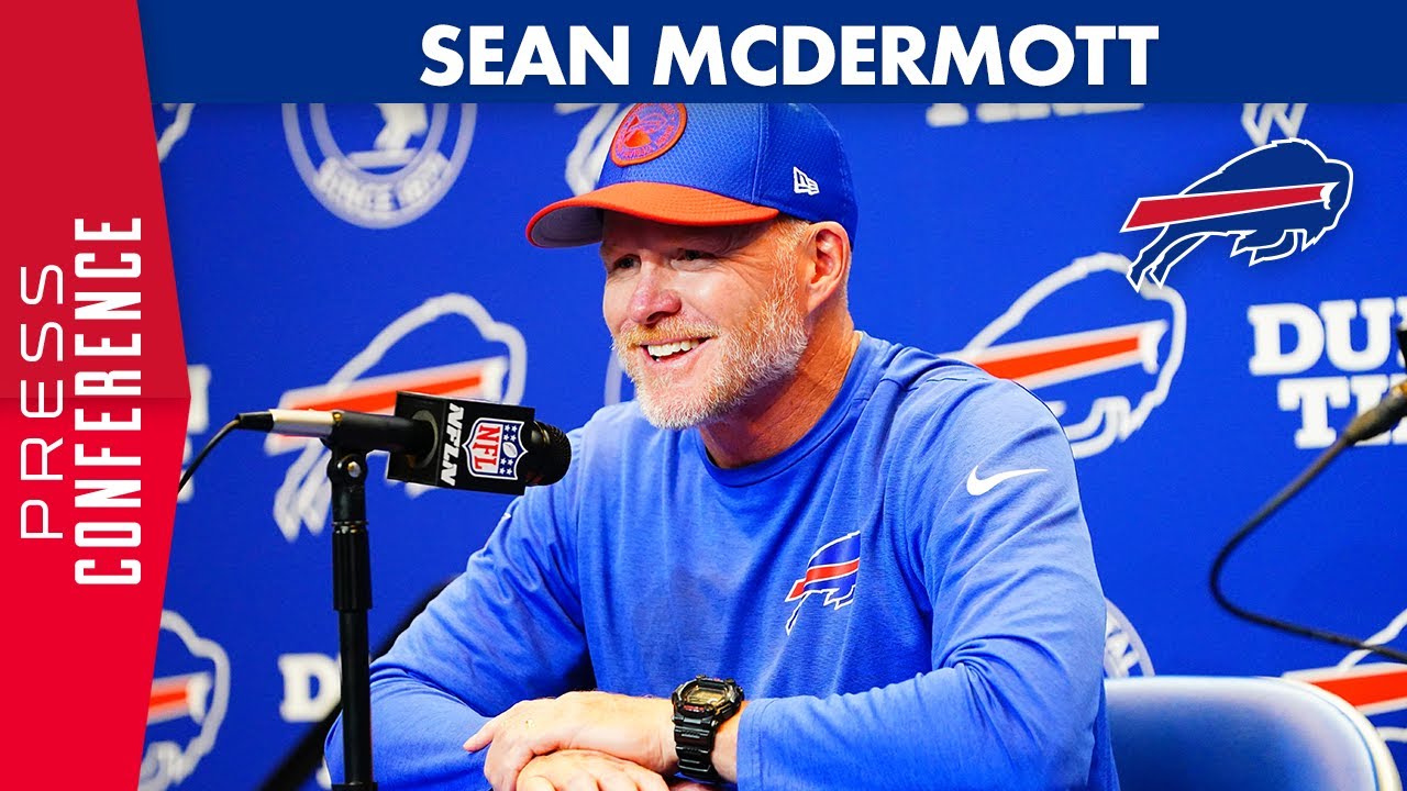 Sean McDermott: "Good To Get A Win" | Buffalo Bills - YouTube