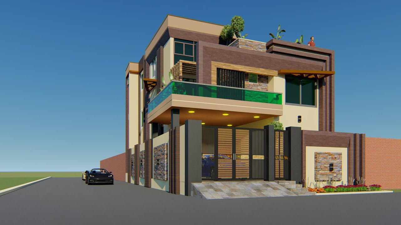 34 x 65 best house plan naksha | 2210 sqft house design | 34 by 65 ka ...