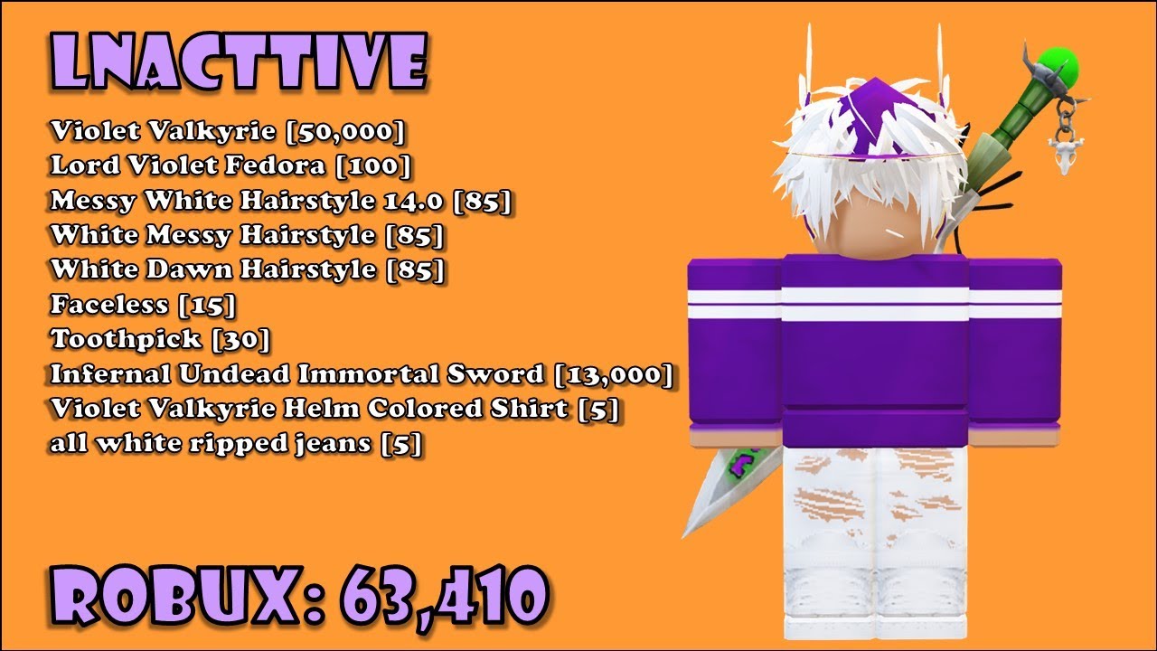 Violet Valkyrie Roblox Outfits [Episode #237] - YouTube