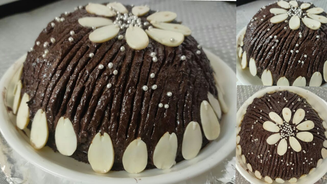 Eggless excess Chocolate Ruffles Cake |Chocolate Cake recipe with icing ...