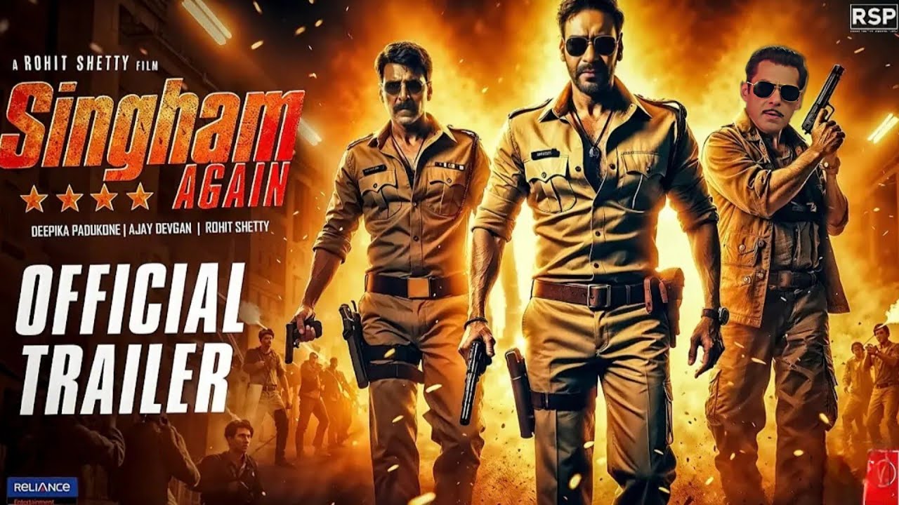 Singham again l Official Trailer l Salman Khan l Ajay Devgan l Kareena ...