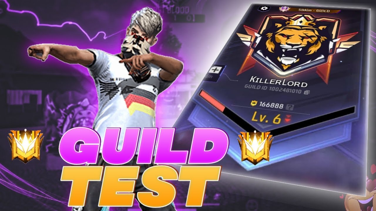FREE FIRE LIVE GUILD TEST | FF GUILD TEST | GUILD TEST LIVE - YouTube