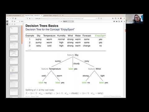Machine Learning » Decision Trees » Decision Trees Basics (2/2) - YouTube