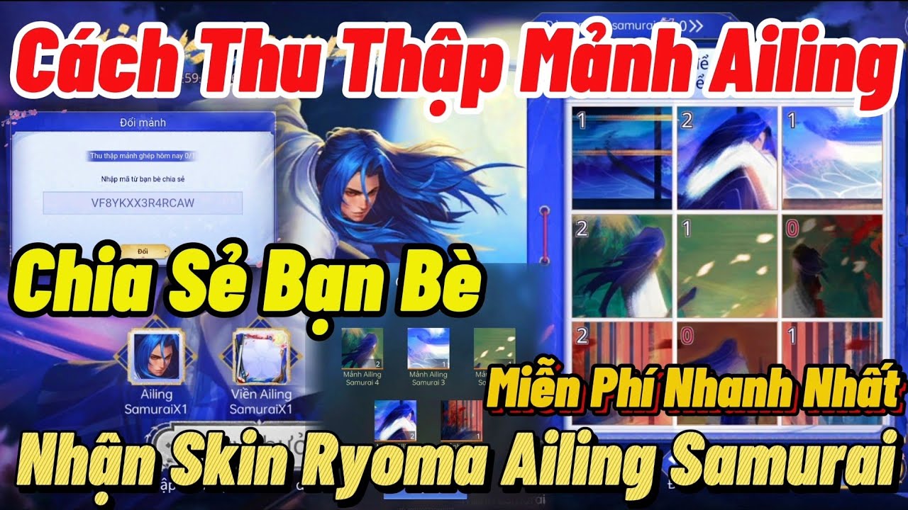 Hướng Dẫn Cách Thu Thập Mảnh Ailing & Chia Sẻ Bạn Bè - Nhận Miễn Phí ...