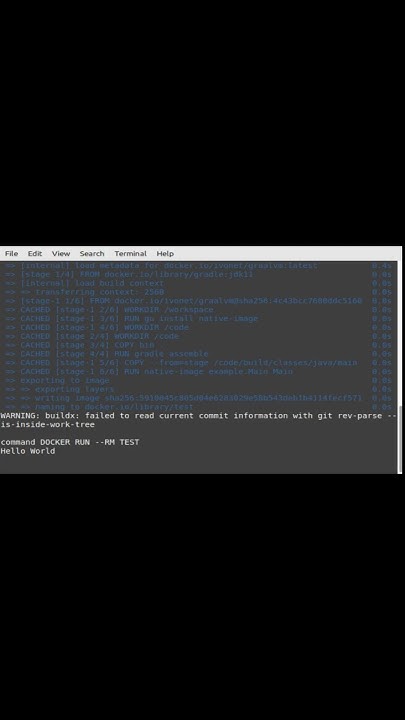 Programming java graalvm gradle hello world - YouTube
