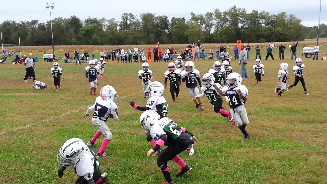MOT Football Eagles vs. Cowboys (Little Pros) - YouTube