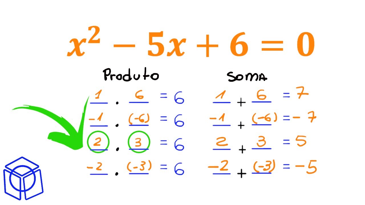 Aula 19 Soma e Produto equação do 2 grau - YouTube