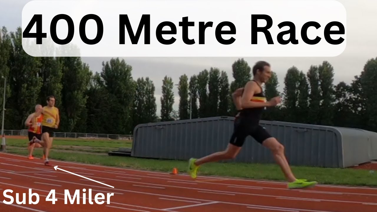 400 metre race vs sub 4 miler ! - YouTube