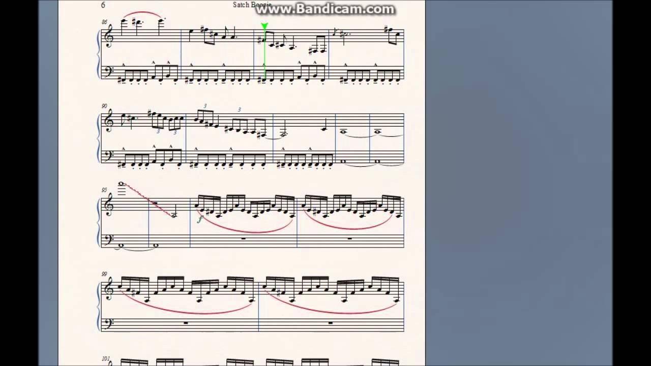 Satch Boogie (Joe Satriani) Piano [DOWNLOAD] - YouTube