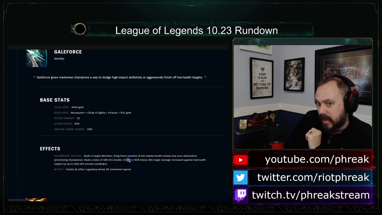Preseason 2021 Rundown Part 1: Mythic and Stat Reworks - YouTube
