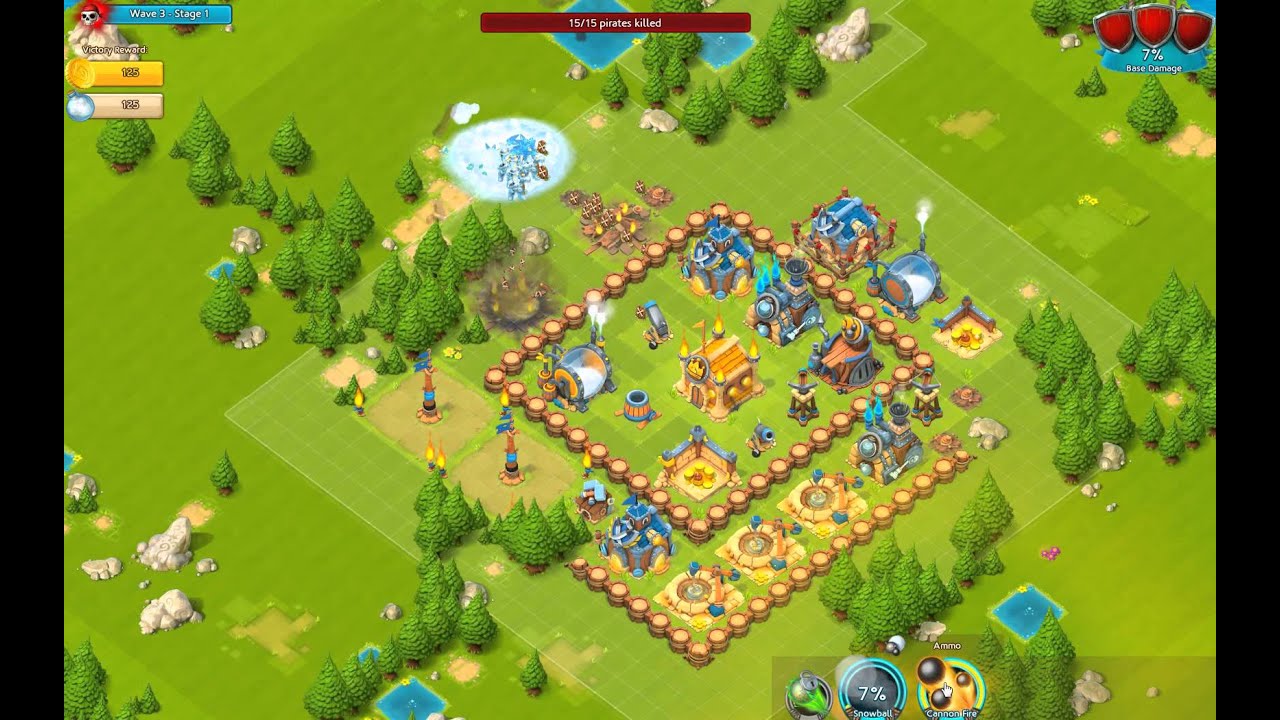 Cloud Raiders Level 9 Stronghold Level 4 - Looters - YouTube