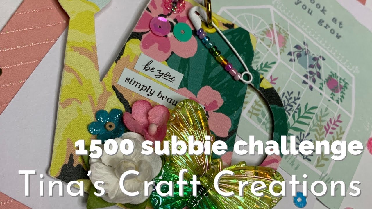 Tina's Craft Creations - 1500 Subbie Challenge!! VR Video - YouTube