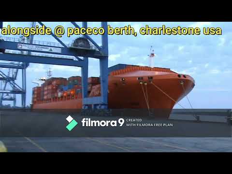 MV CAP NORTE ALONGSIDE CHARLESTONE, USA - YouTube