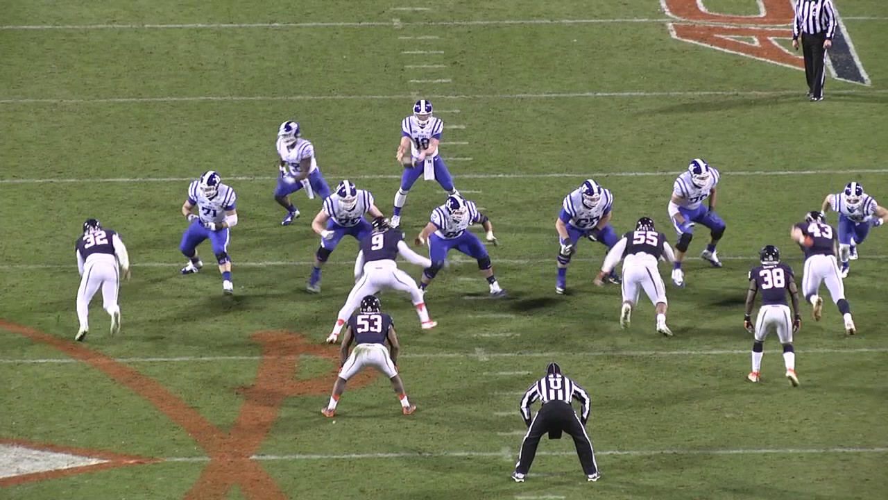 Casey Blaser OL 6'4 295lbs Duke Highlight Film - YouTube