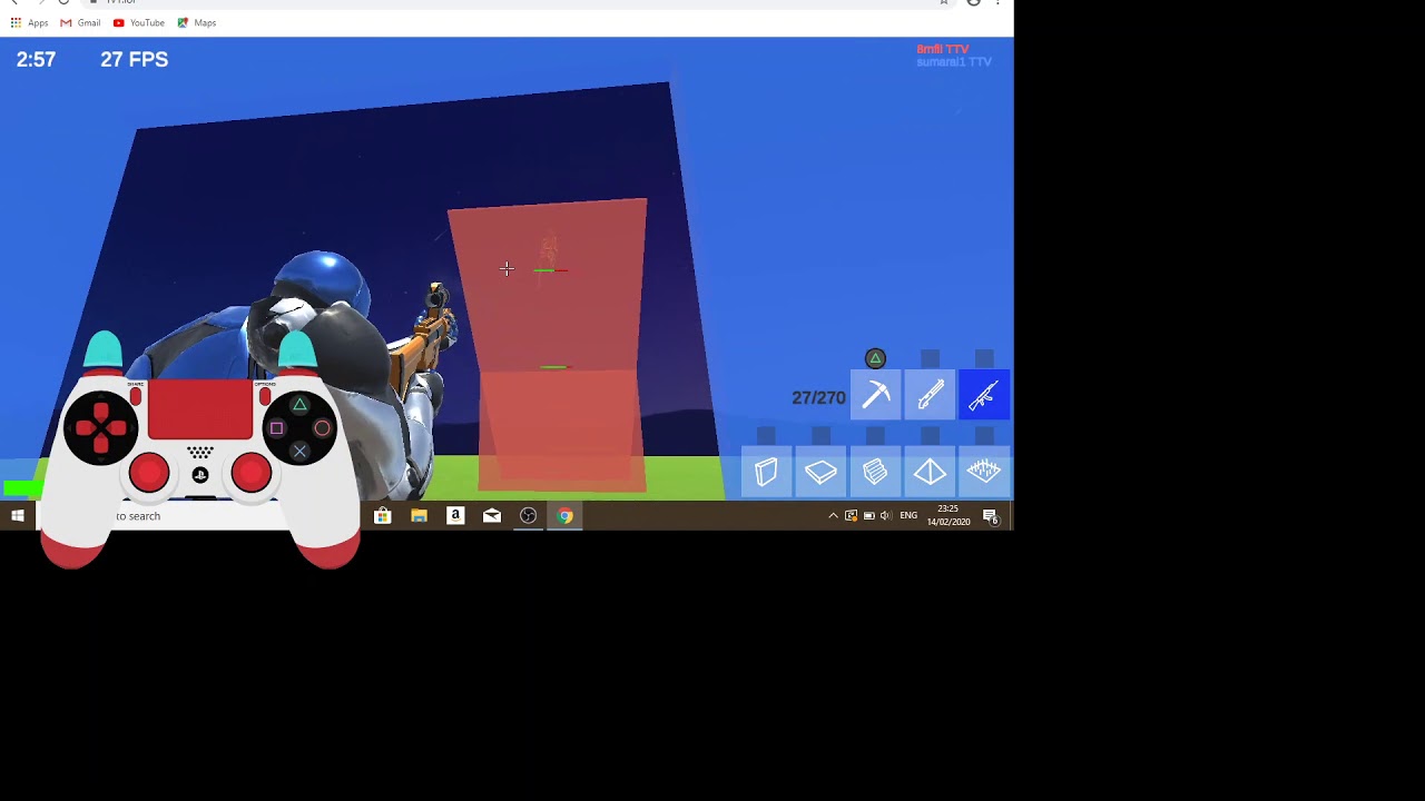 1v1.lol gameplay with controller cam - YouTube