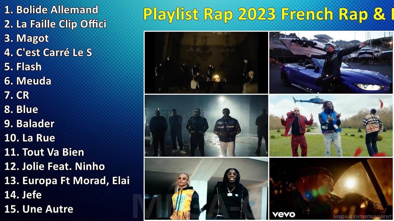 Playlist Rap 2023 - French Rap & Hip-Hop 2023 ~ Top Songs - YouTube