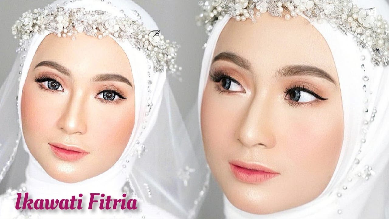 TUTORIAL MAKEUP AKAD PENGANTIN FULL MAKEUP LOOK IKAWATI FITRIA - YouTube
