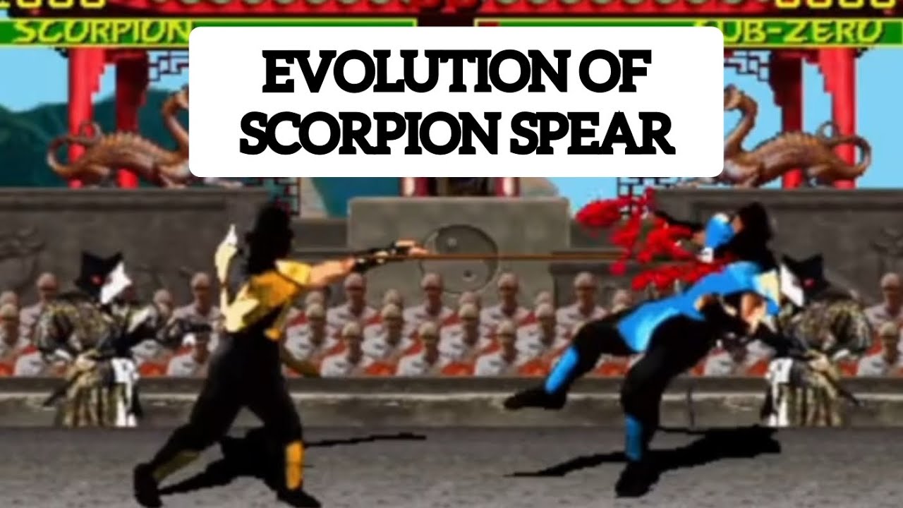 Evolution of Scorpion Spear in Mortal Kombat - YouTube
