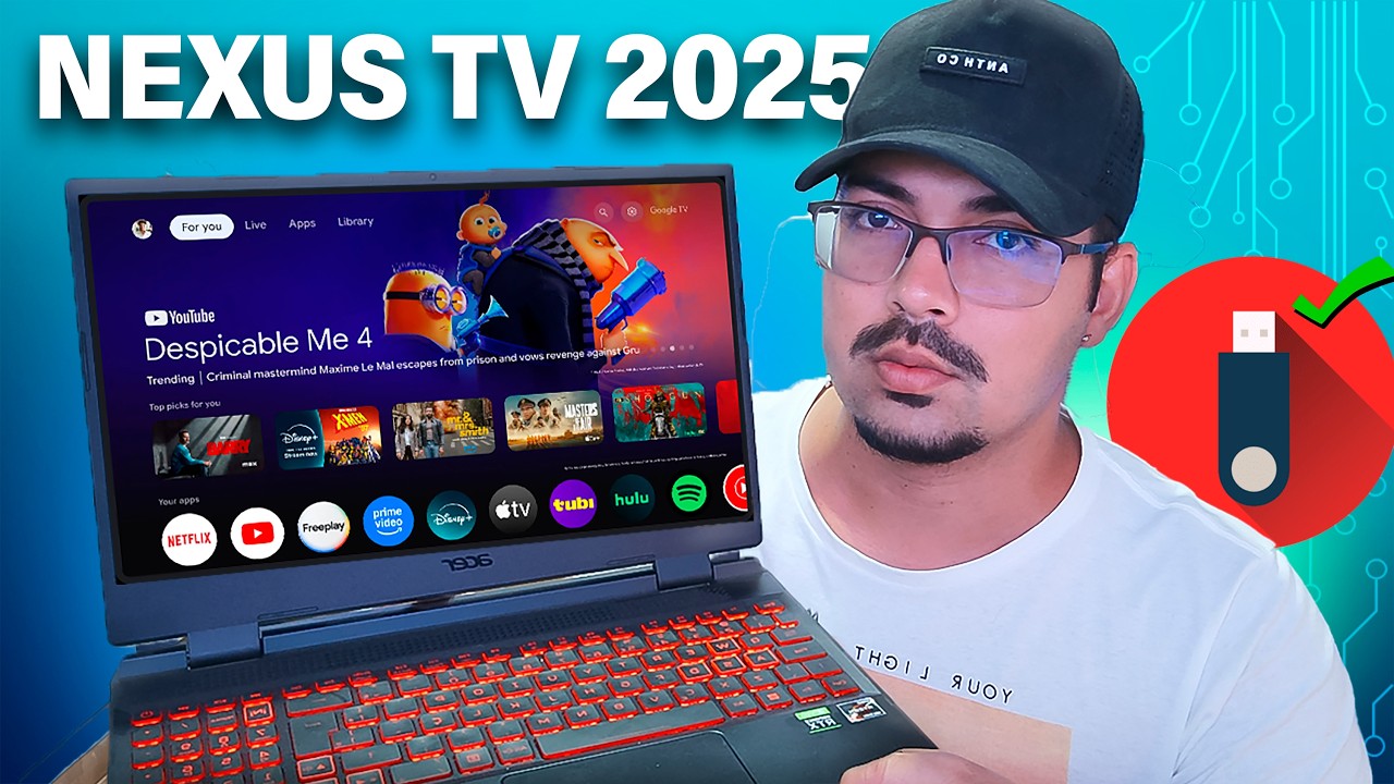 Android TV Nexus 2025 Portátil: Como instalar direto no pen drive ( Rápido e Fácil ) - YouTube