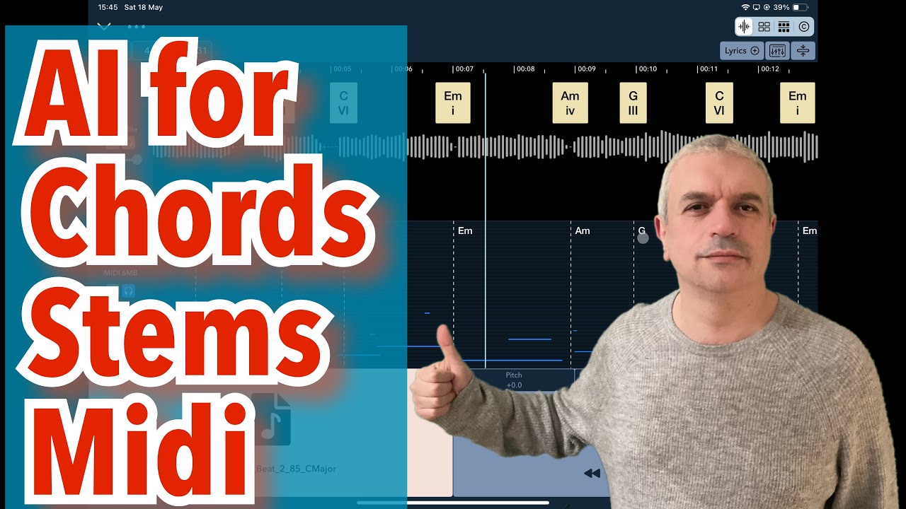 iOS AI [NO SUBSCRIPTION] Recognise Chord, Split stems, Audio to Midi ...