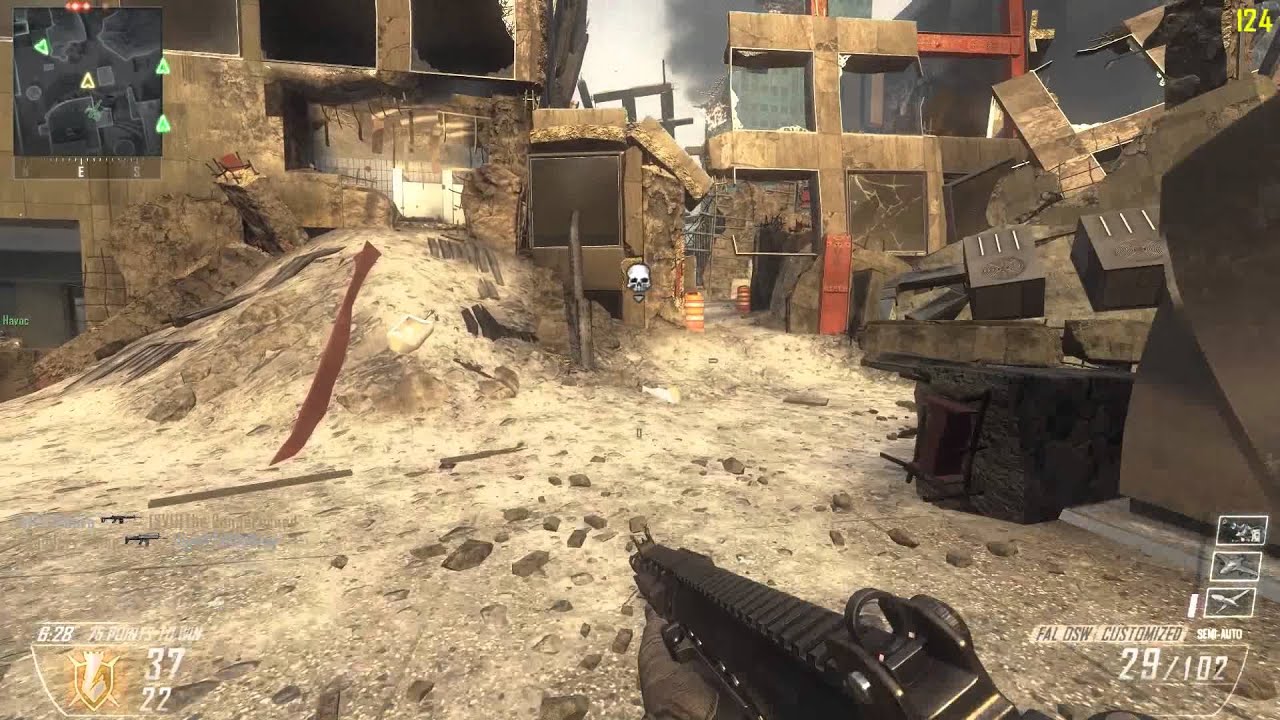 Black Ops 2 - FAL Gameplay (37-3) - YouTube