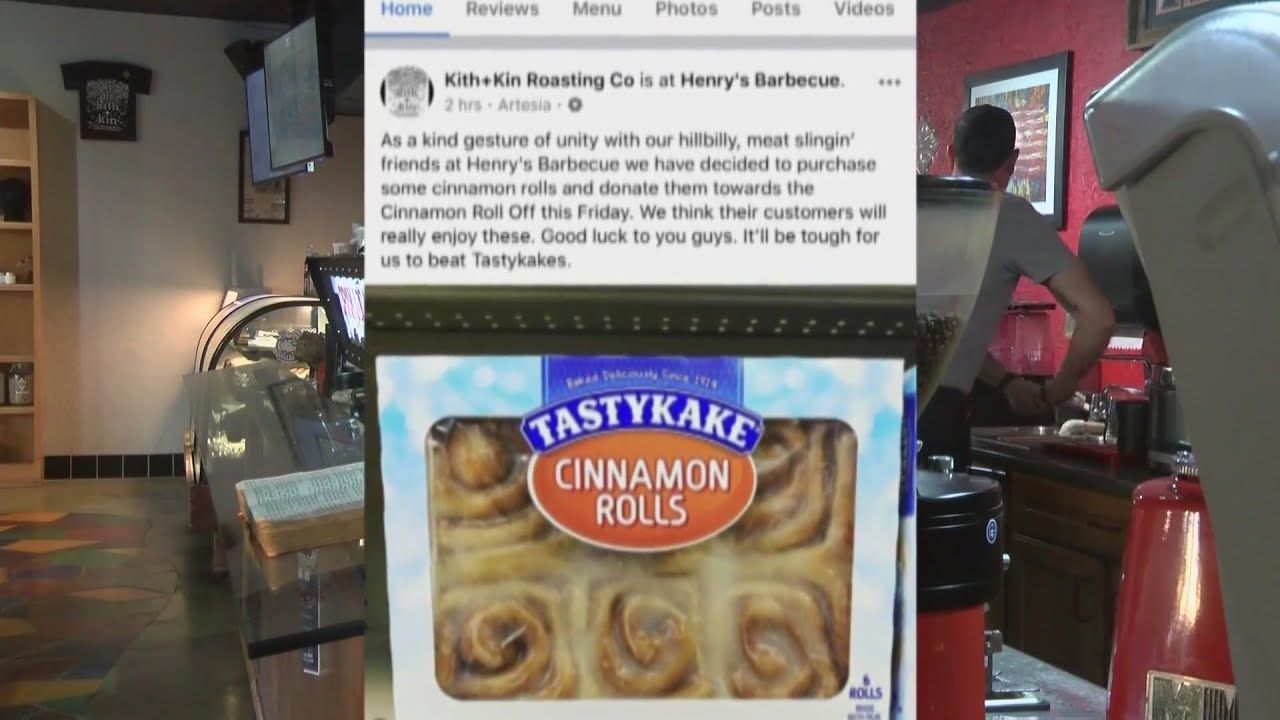 Artesia Restaurants face off in the Cinnamon Roll War of 2020 - YouTube