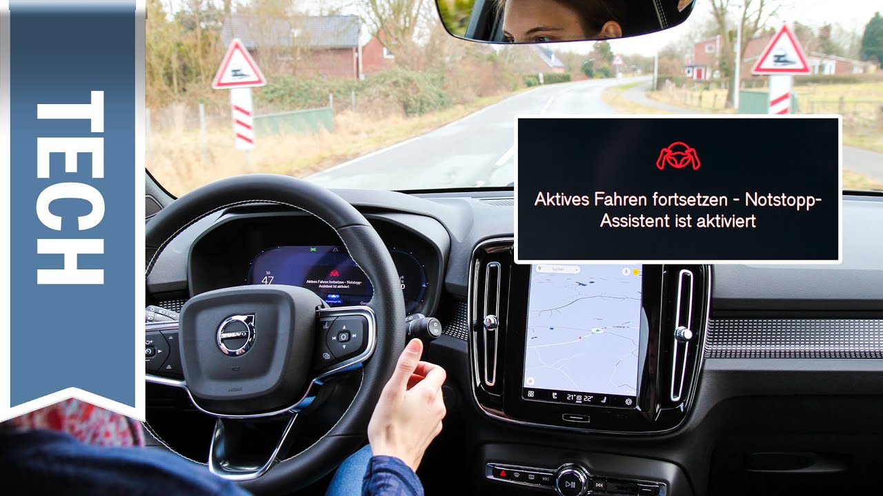 Neuer Emergency Stop Assist im Volvo XC40: Volvos neue Nothalt-Funktion ...
