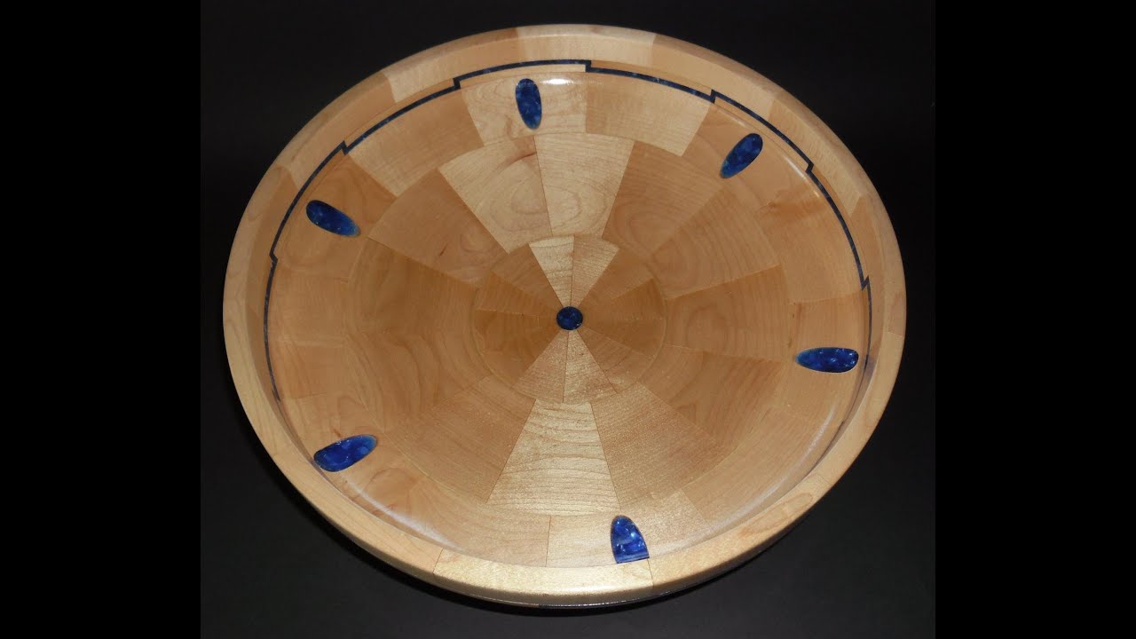 Segmented Maple and Acrylic Fruit Bowl - YouTube